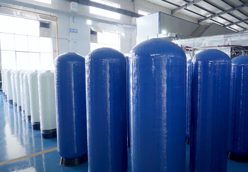 FRP tank vessel pressure industrial Fiberglass water tank for Water ...